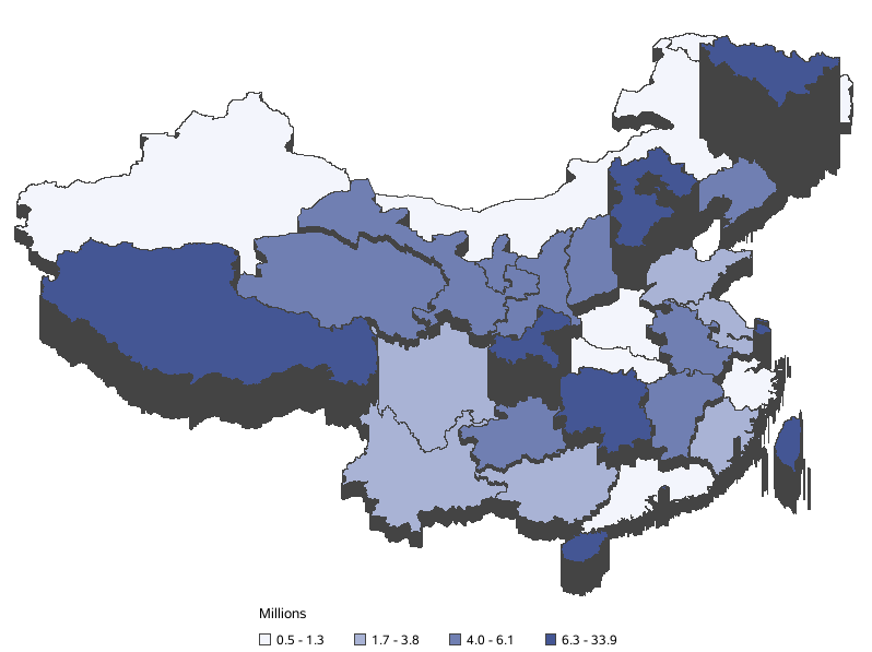 SAS Graph 9 MAP – 如何在SAS中使用PROC GMAP绘制数据分布地图 – JIM2FLY